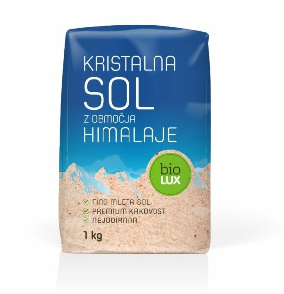 Himalajska kristalna sol mleta 1kg - Alaja.si